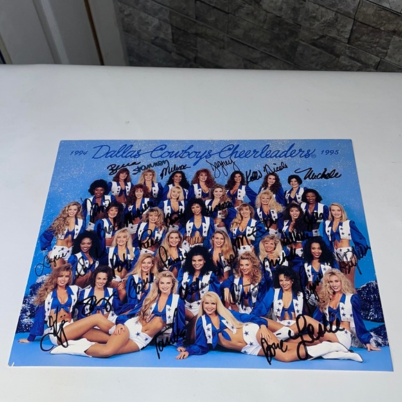 Other | Vintage Rare 33 Signatures From The Dallas Cowboys Cheerleaders ...